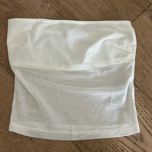 Edikted | Tops | Edikted White Mesh Tube Top Never Been Worn Comes With ...